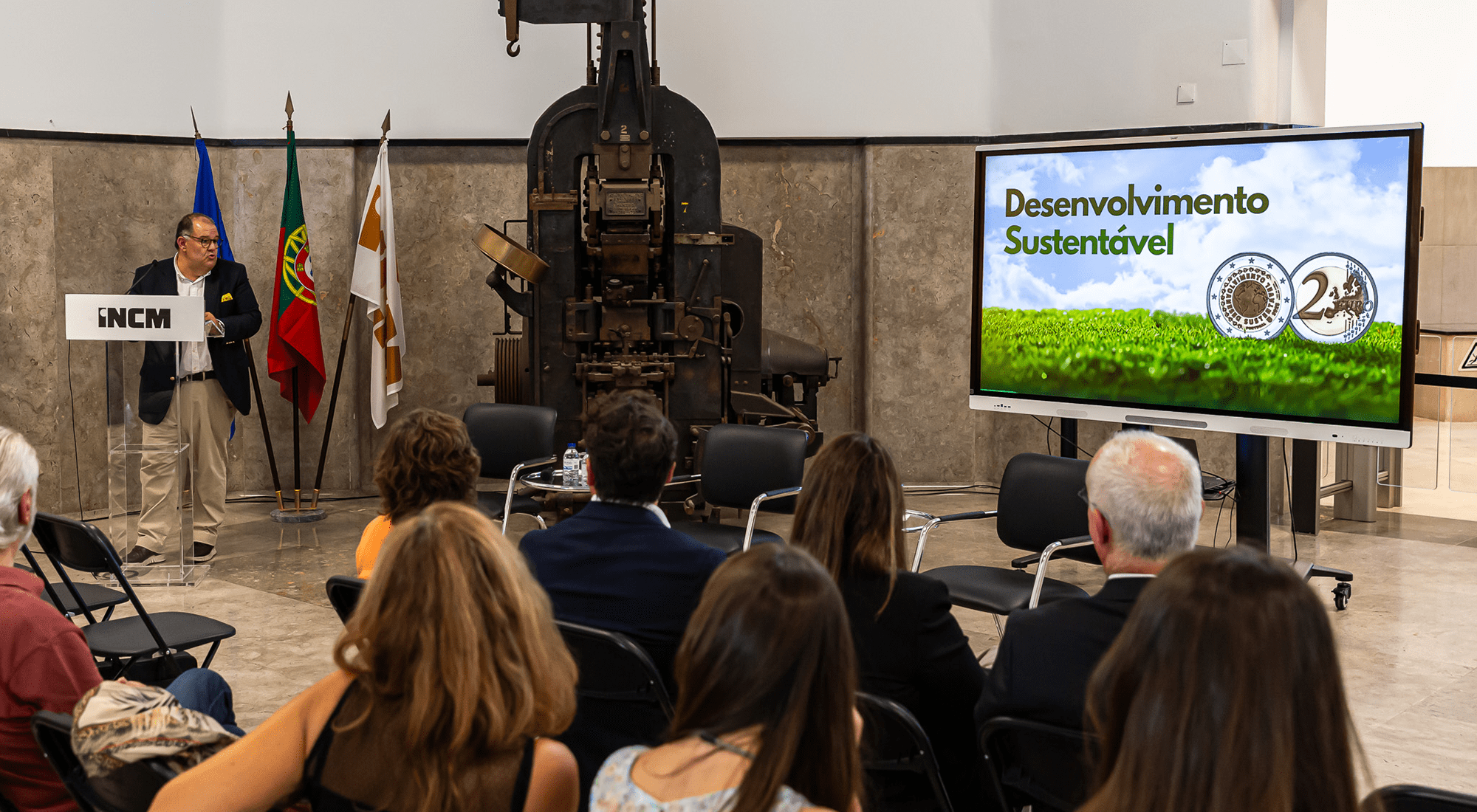 Casa da Moeda apresenta moeda para celebrar o Desenvolvimento Sustentável - INCM